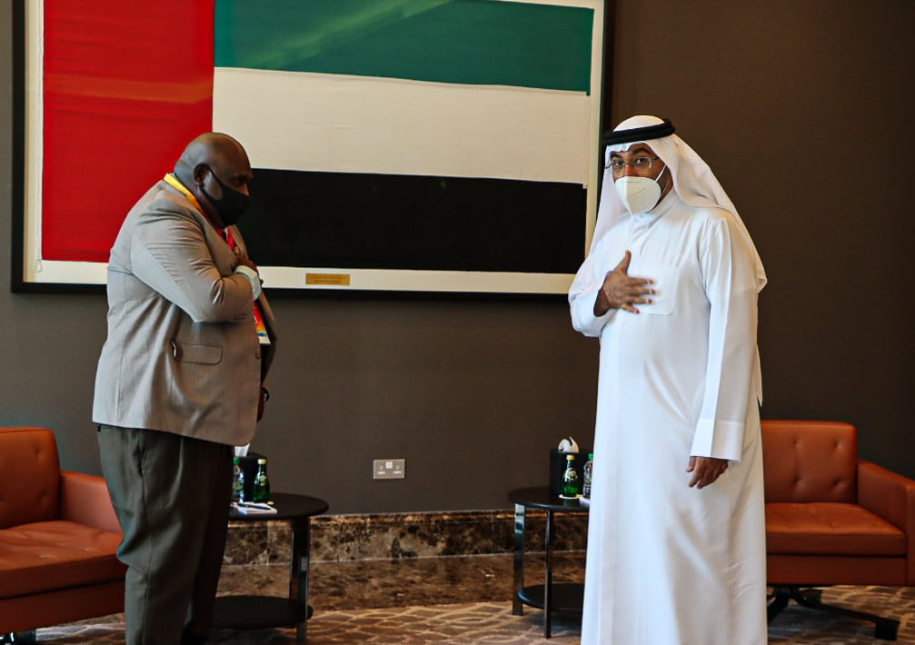 MINISTER MASIU MEETS U.A.E. MINISTER OF STATE FOR ECONOMIC AND ...