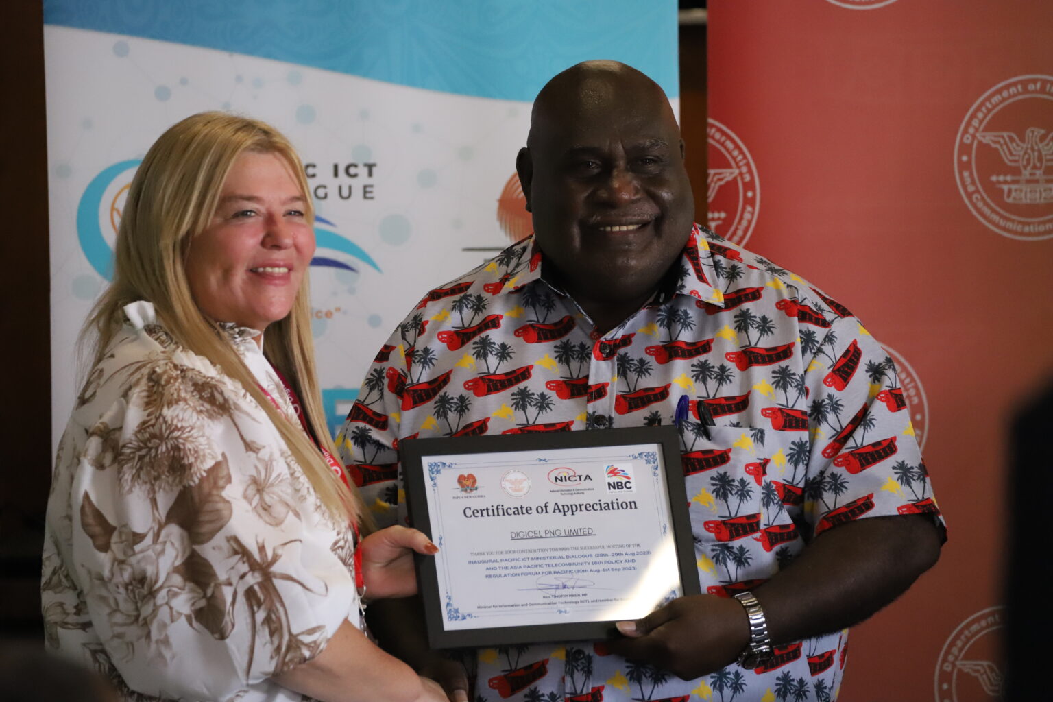 ICT Ministry Celebrates Successful Pacific ICT Events | DICT I PNG
